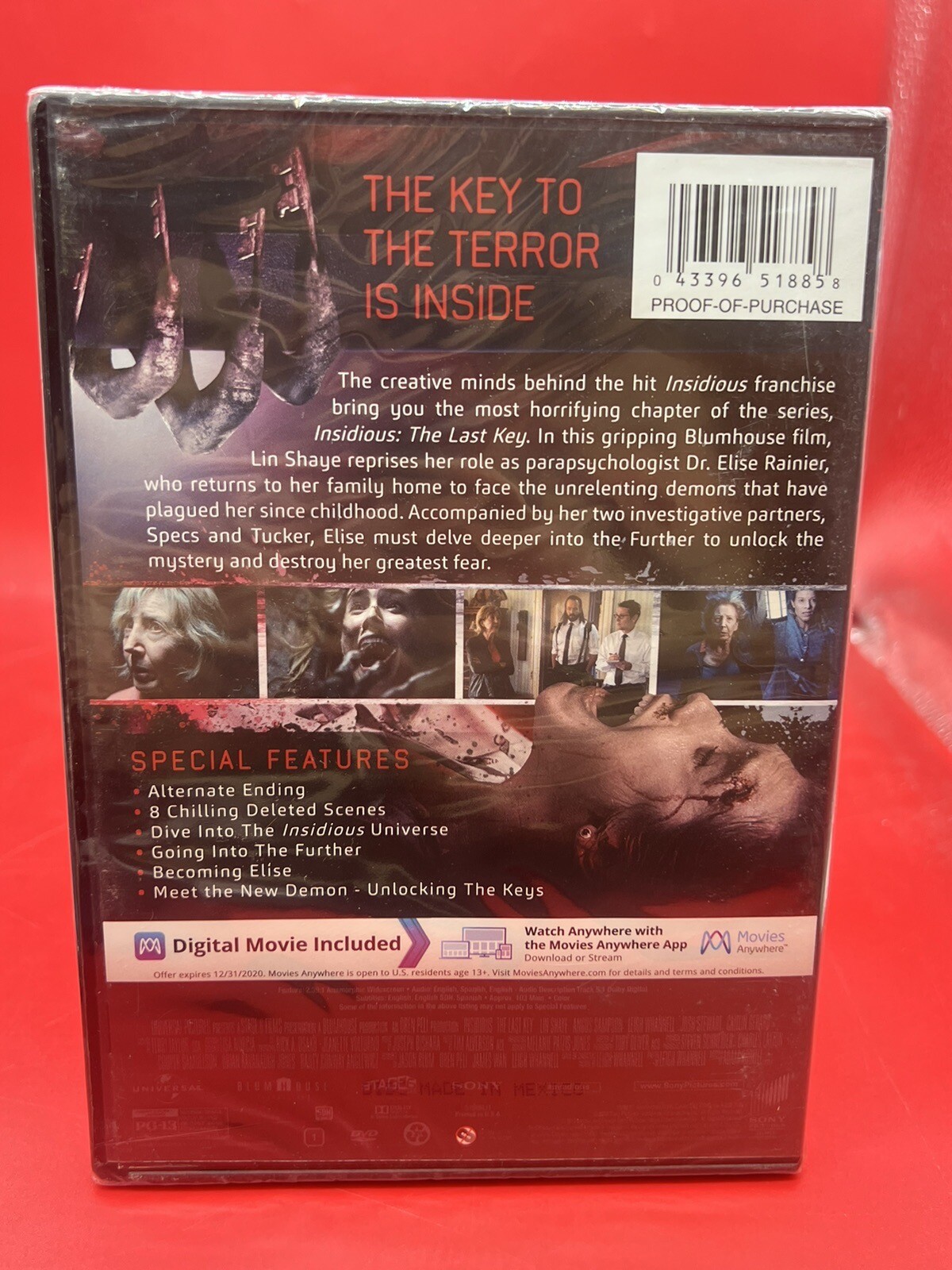 Insidious: the Last Key (DVD, 2018) for sale online | eBay