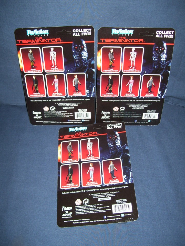 Funko Terminator ReAction Figure Lot 2013 NIB 3.75 | eBay