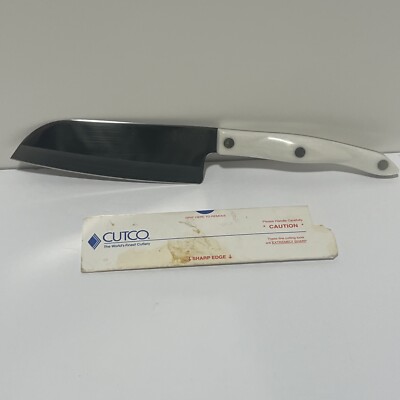 NEW Cutco 5” Petite Santoku Knife, White Handle | eBay