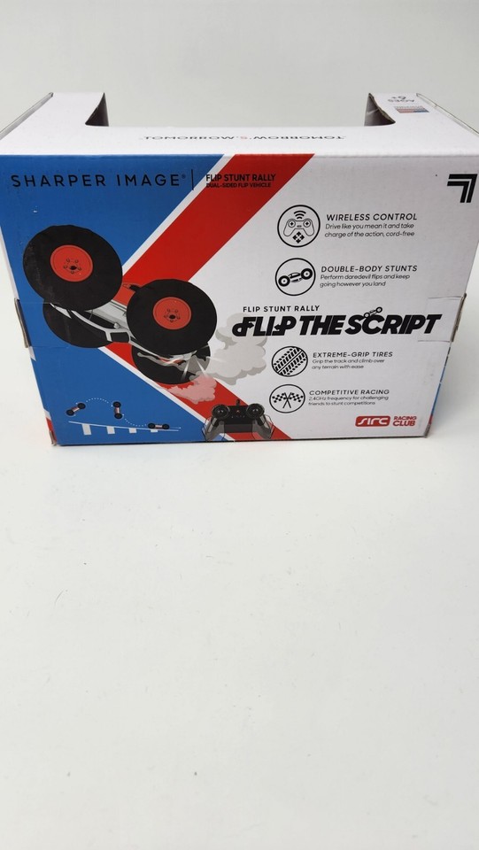 Sharper Image Remote Control RC Cars Flip Stunt Rally Car Toy for Kids ...