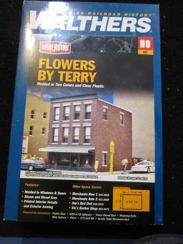 HO Scale: Flowers by Terry Store kit by Walthers | eBay