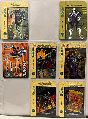Overpower Collectible DC Card Game - Hazard Character Cards Set of 17 ...