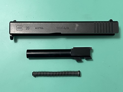 USED OEM GLOCK 20 GEN 3 10MM COMPLETE SLIDE BARREL GUIDE ROD SPRING ...