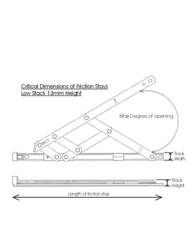 Nico Restrictor Hinge 13mm Stack Height Child Safety Opening Various ...