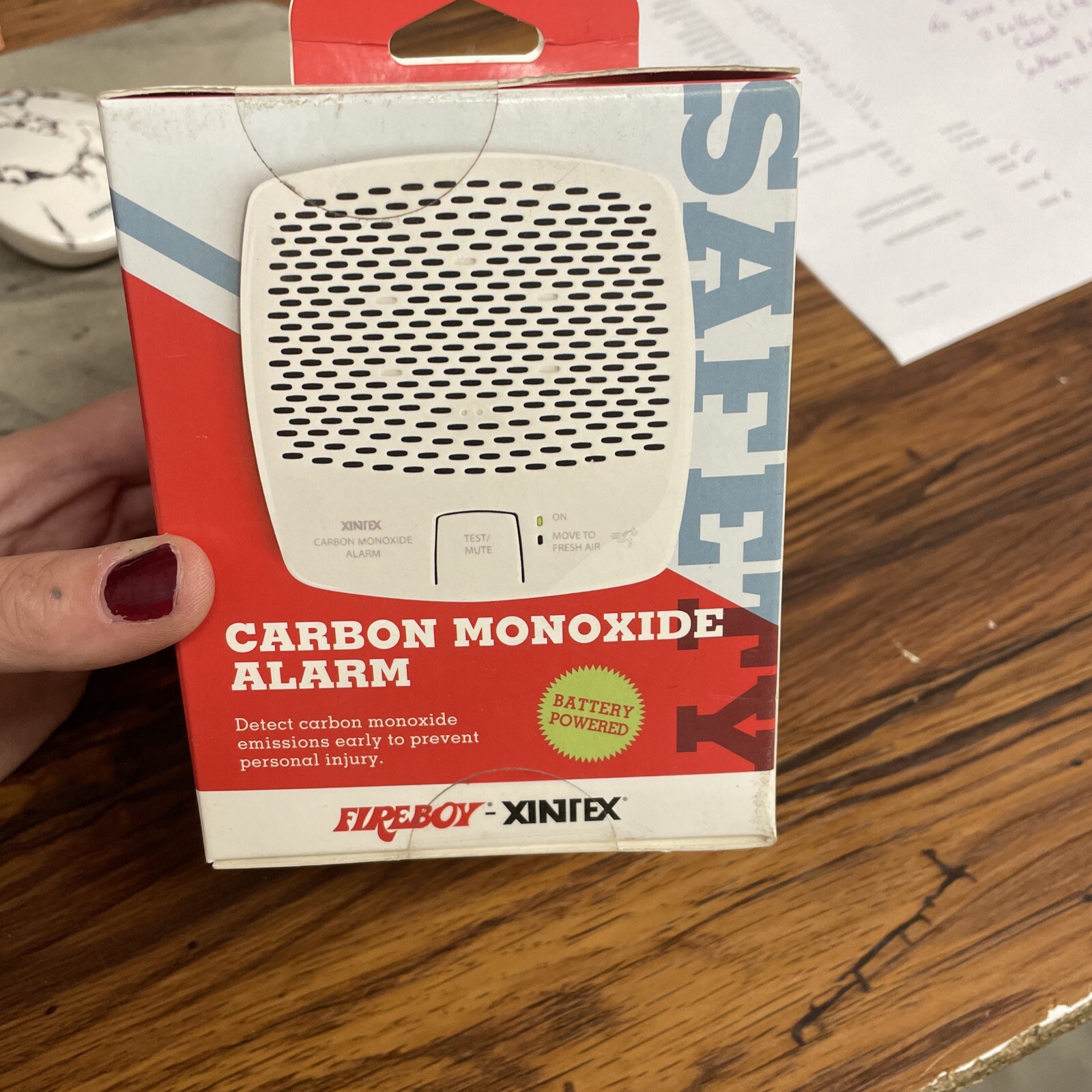 Fireboy-Xintex Cmd5-mb Carbon Monoxide Alarm Battery Power White for ...