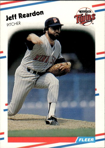 1988 Fleer #20 Jeff Reardon Minnesota Twins | eBay
