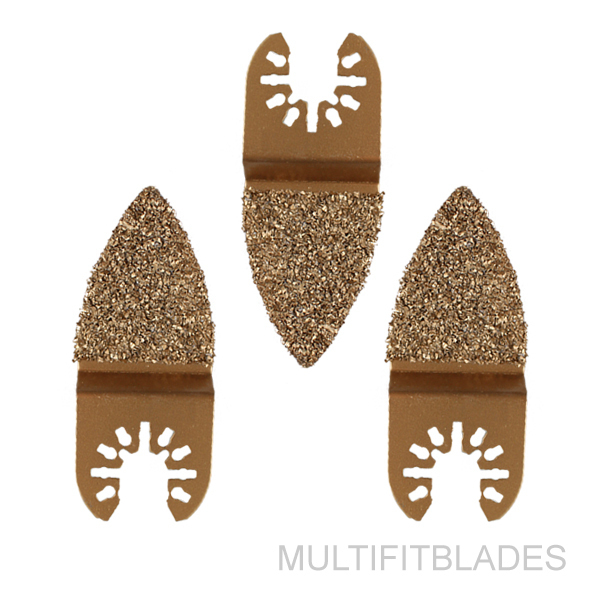 3 x Finger Carbide Rasp Oscillating Tool- Rockwell Sonicrafter ...