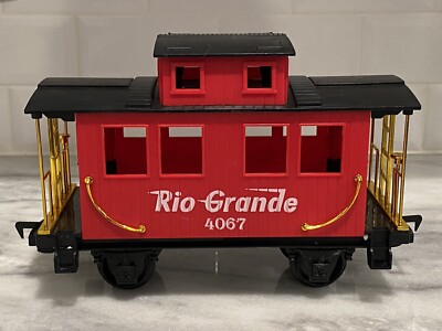 Eztec / Scientific Toys Red Rio Grande Caboose Car #4067 Train Set G ...