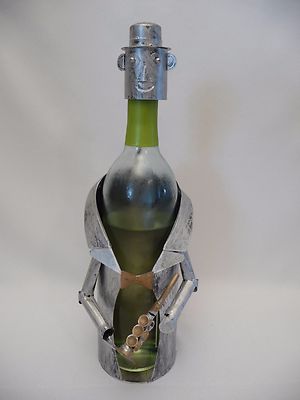 Wine Bottle Caddy Saxophone Player | eBay