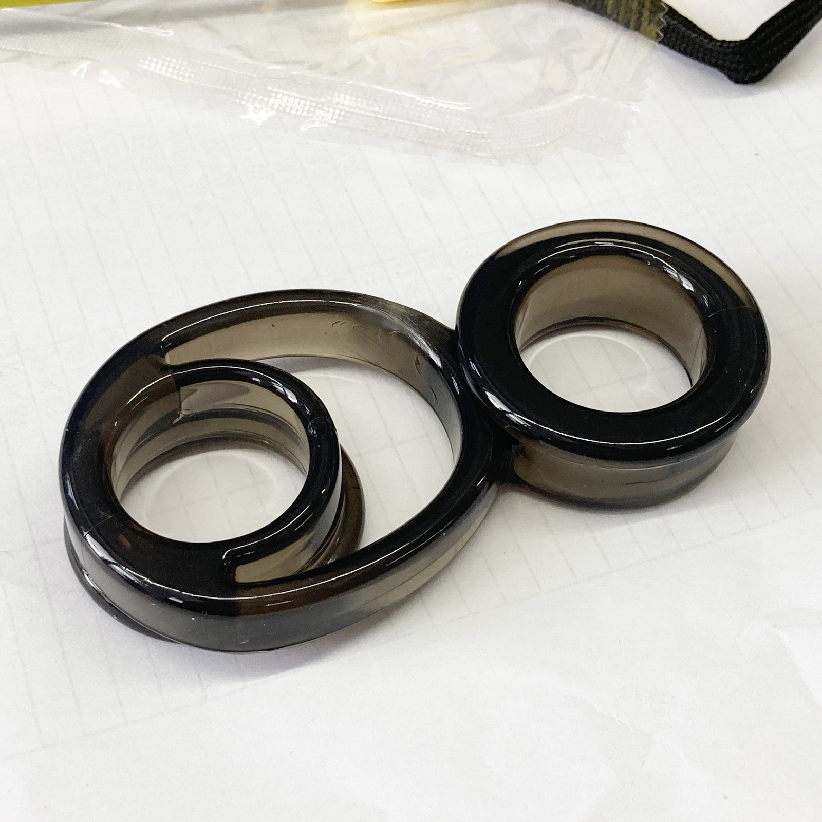 Male Penis Cock 3 Rings Sling Erection Ball Stretcher Enhancer Sex Toys ...