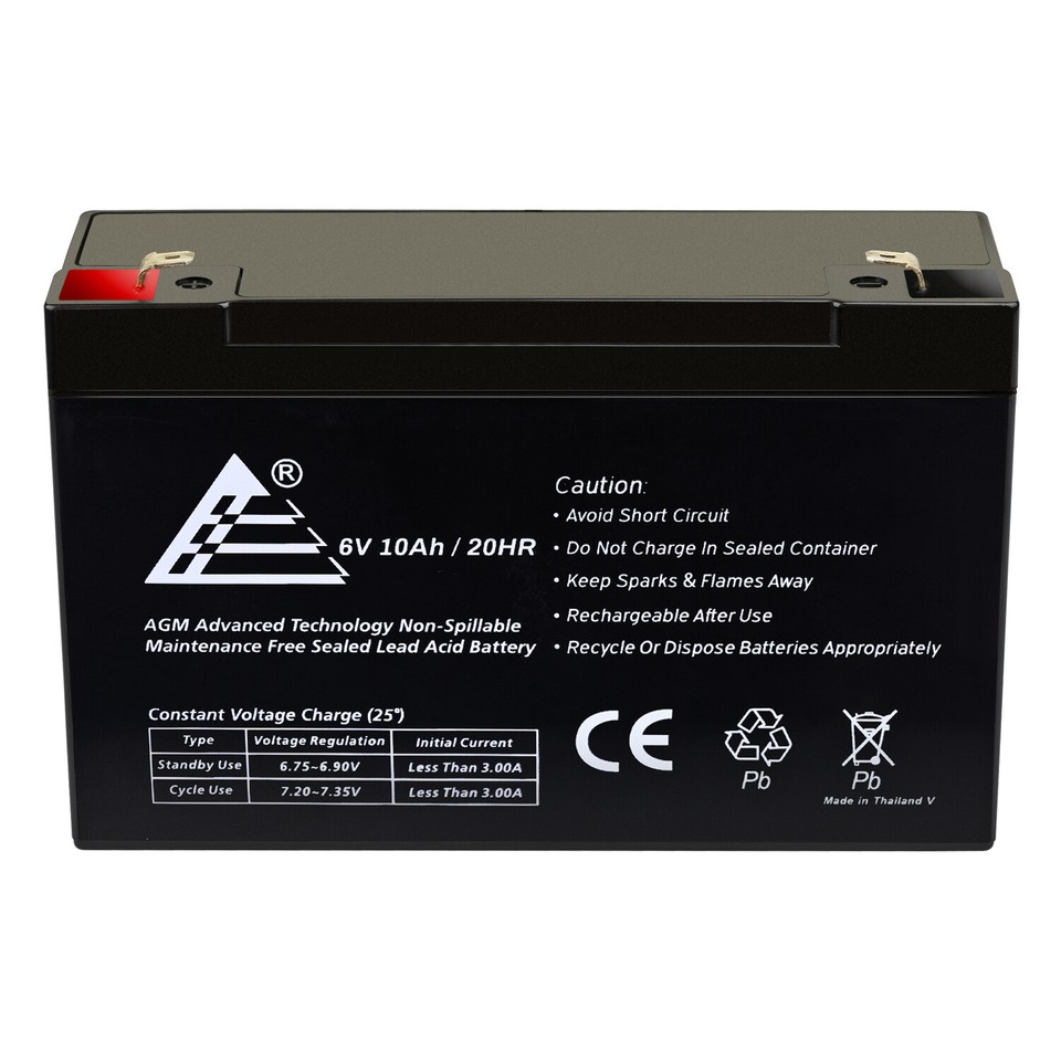 SEALED LEAD ACID BATTERY 6V 12V 18Ah 12Ah 10Ah 9Ah 7.2Ah 7Ah 5Ah 4.5Ah ...