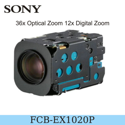 SONY FCB-EX1020P Wide-D 36X Optical Zoom 1/4 Type CCD Color Block ...
