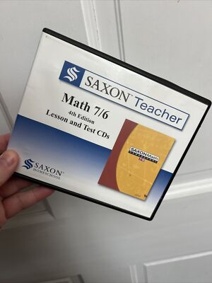 saxon teacher 7/6 (4th edition) lesson and test CDs | eBay