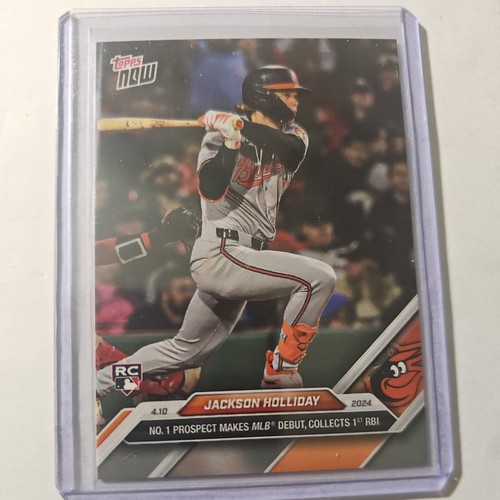 2024 Topps Now Jackson Holliday Rookie Card - Makes MLB Debut - 1st RBI ...
