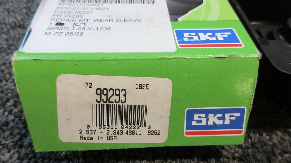 2 Skf CR Speedi-Sleeve Repair Shaft Wear Sleeve Shaft Seal Kit 99293 ...