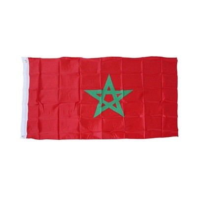 Polyester Moroccan for Morocco Flag Garden Polyester Moroccan Flag ...