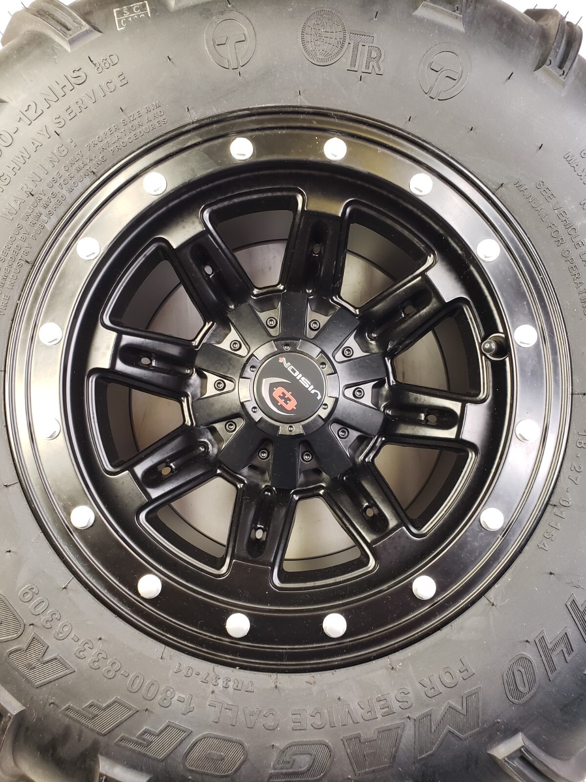 KUBOTA RTV X900 1100 1120 1140 TIREs WHEELs RIMs 25x10-12 440MAG 5/4.5 ...