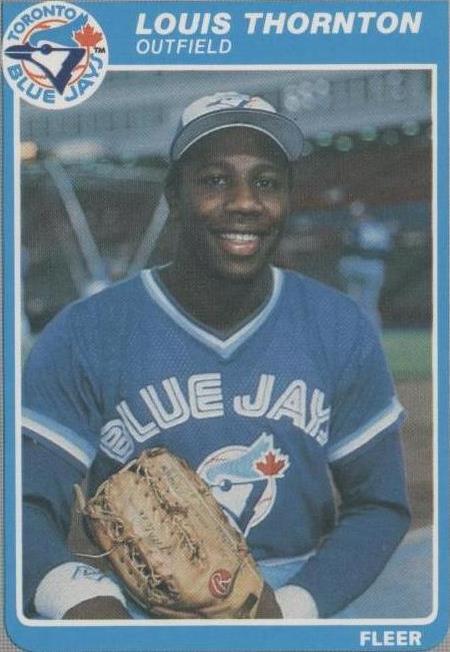 1985 Fleer Update - Lou Thornton #U-121 (RC) for sale online | eBay