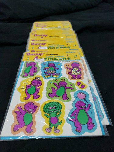 New Sealed Vintage Lot of 21 Vintage Barney Dinosaur Party Favor ...