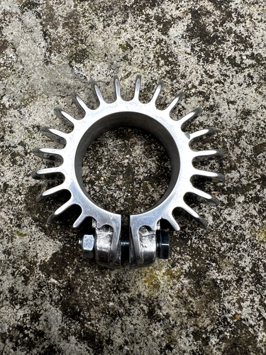 BSA A7 A10 A50 A65 1.5" FINNED ALLOY EXHAUST CLAMP (42-2848) | eBay