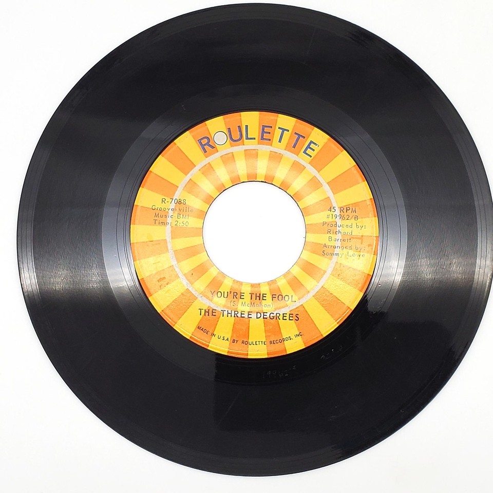The Three Degrees I Do Take You 45 RPM Single Record Roulette 1970 R ...