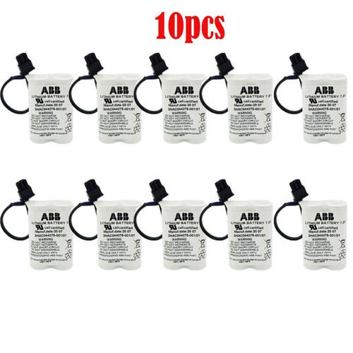 10x 3HAC044075-001/01 7.2V SMB Battery for ABB Robot CPU ABBTA521 ...