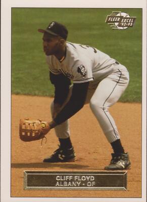 1992 Fleer Excel Cliff Floyd #58 Albany Polecats Baseball Card RC | eBay