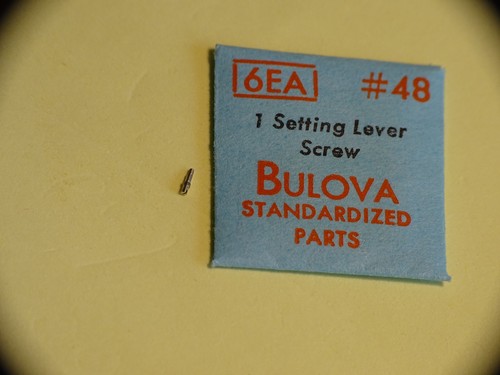Bulova Watch Part 6EA Setting Lever Screw | eBay