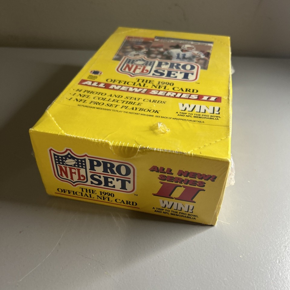 1990 NFL Pro Set Series 2 Football Cards BRAND NEW Factory Sealed Box ...