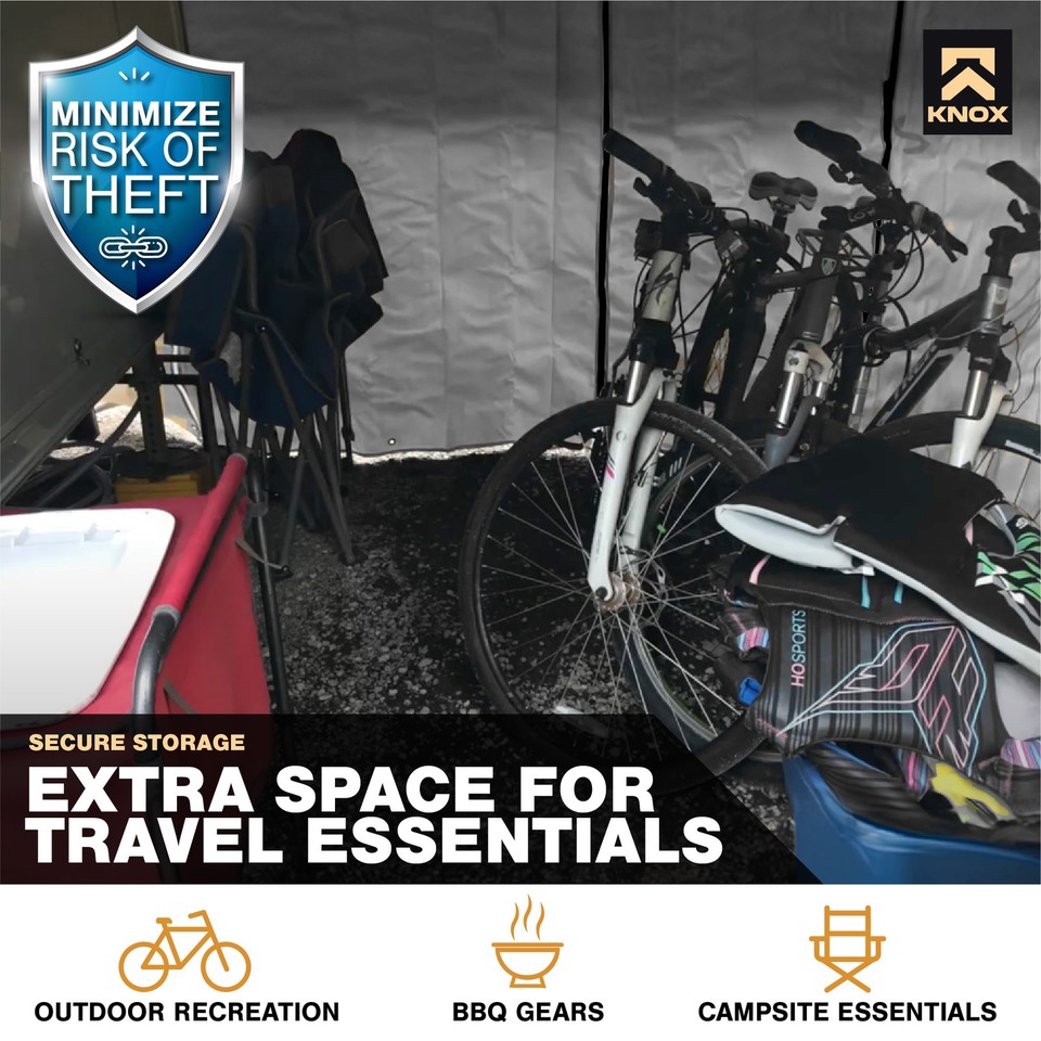 KNOX 5th Wheel Front Cover, Twist Fasteners, Anti-Tear RV Skirting, 5 ...