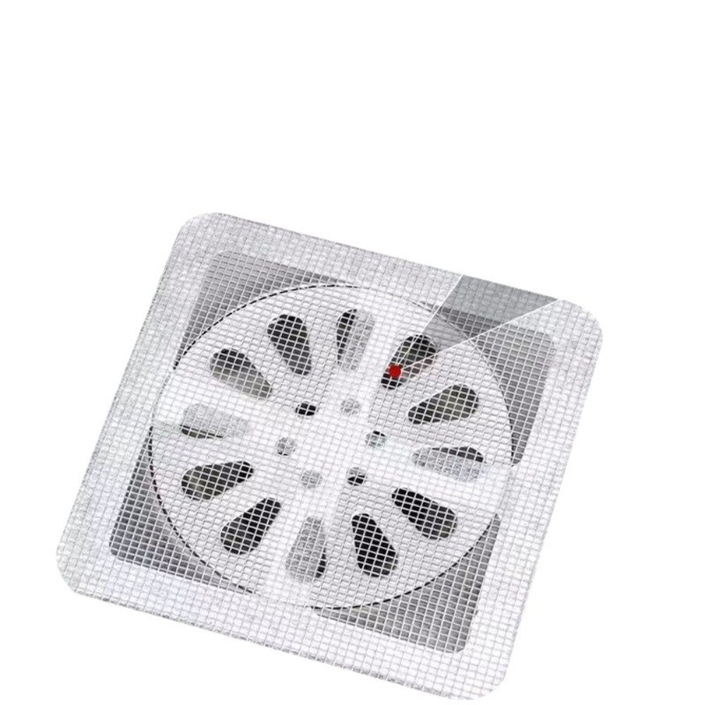 30Pcs Anti-blocking Disposable Floor Drain Sticker Shower Drain Cover ...
