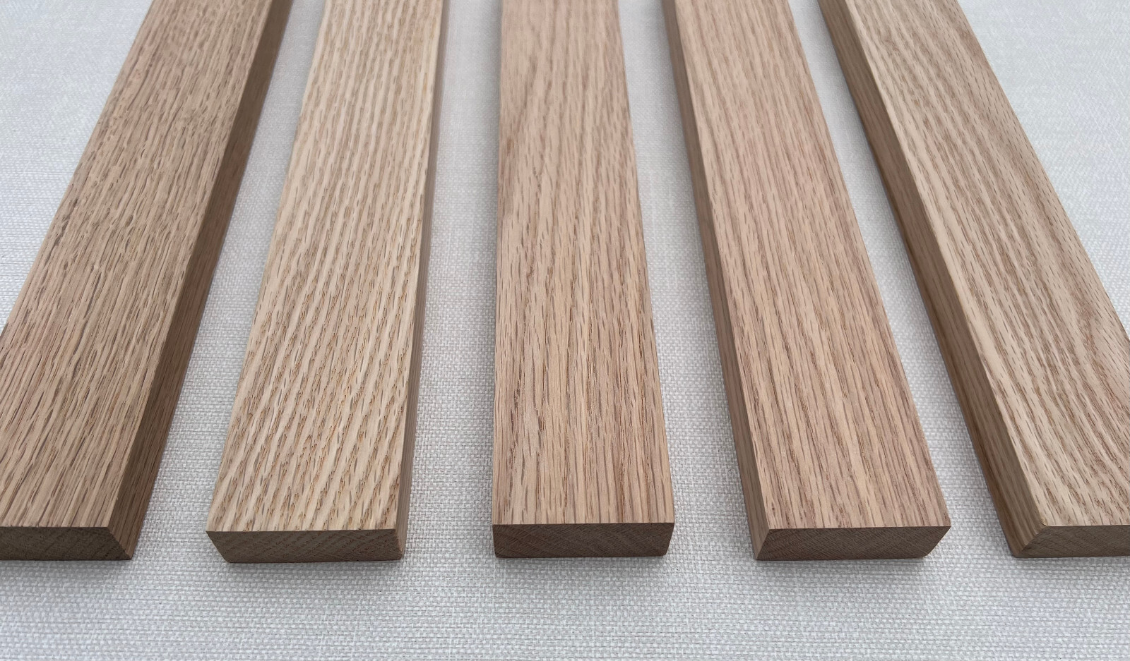 Solid Oak Slats Wall Decoration Slatted Fence Panel Oak Cladding 2 m ...