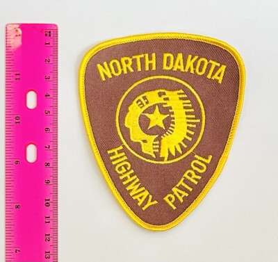 North Dakota Highway Patrol Police Iron On Patch Embroidered | eBay