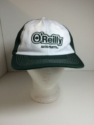 O'Reilly Auto Parts Strapback Adjustable Cap Hat Green White Clover ...