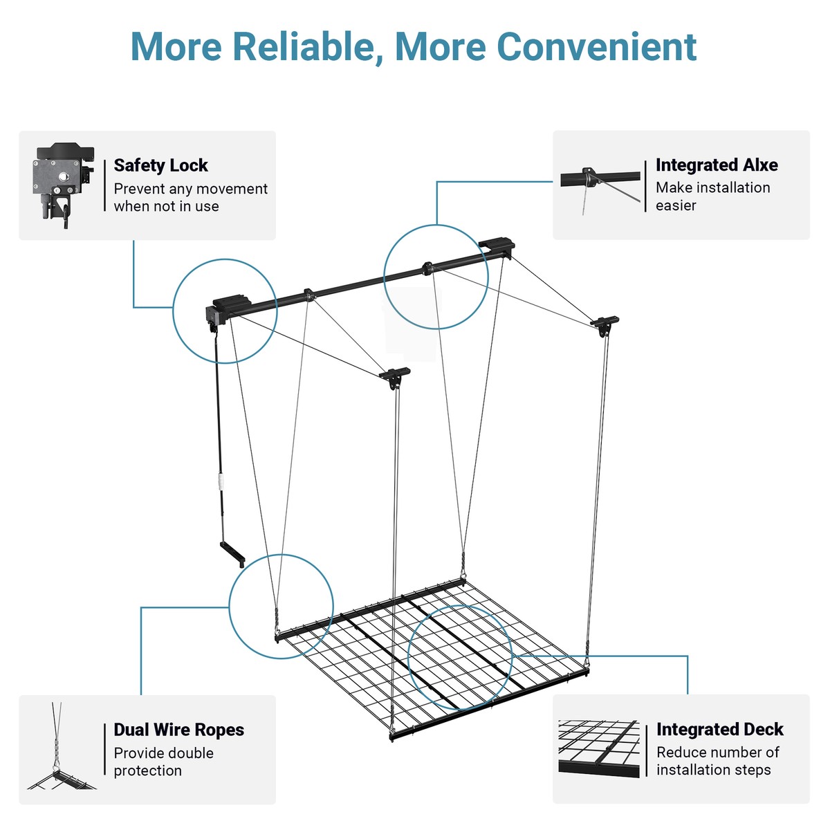 Lift Overhead Garage Storage Diy