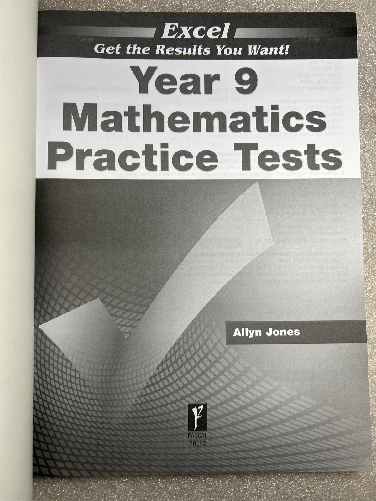 Excel Year 9 Mathematics Problem Solving Workbook by Allyn Jones ...