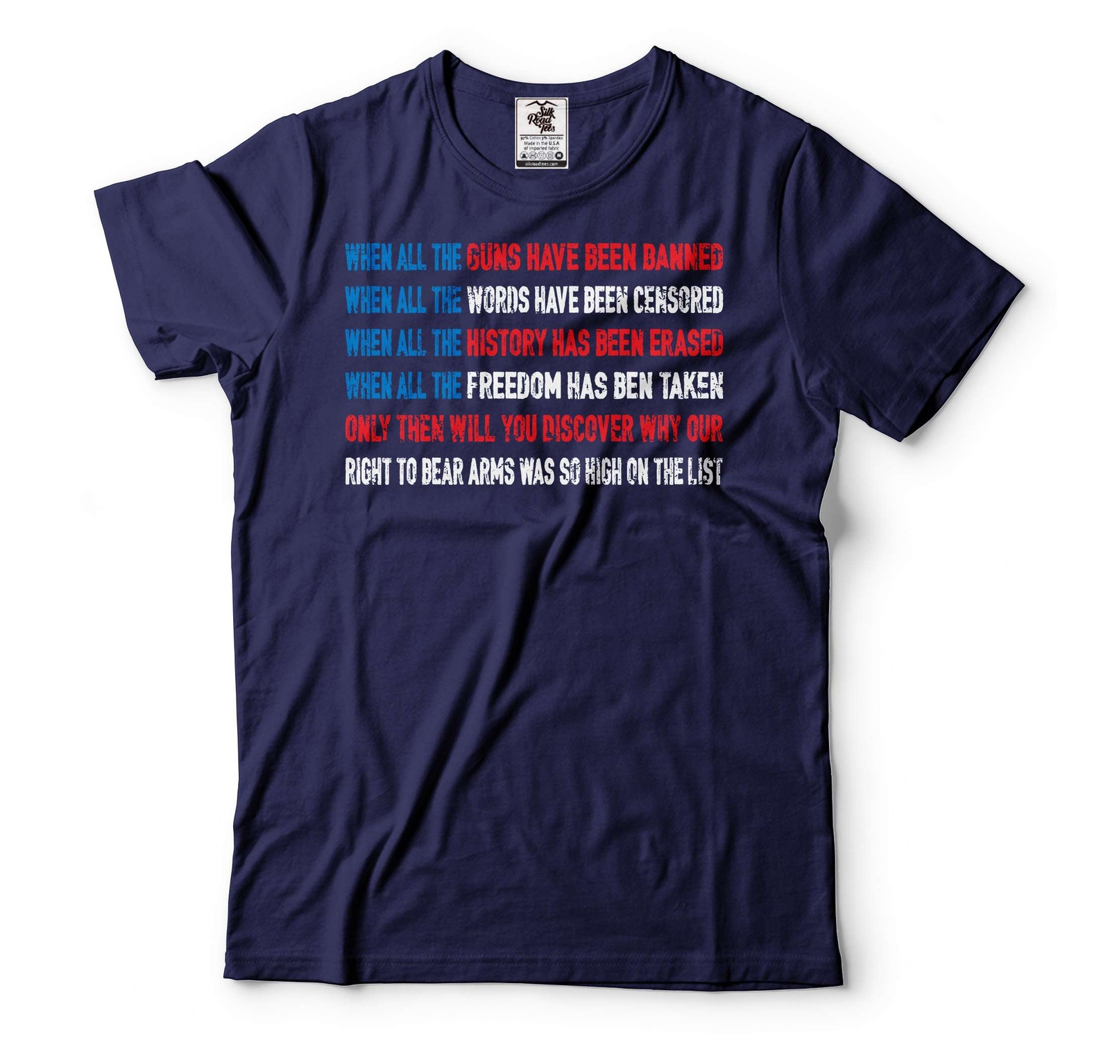 USA Pro Gun Shirt US Patriotic Flag Tee 2nd Amendment Tshirt Gun Lover ...