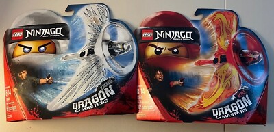 Lego Ninjago Golden Dragon Master Spinjitzu lot 70647 Kai 70648 Zane ...