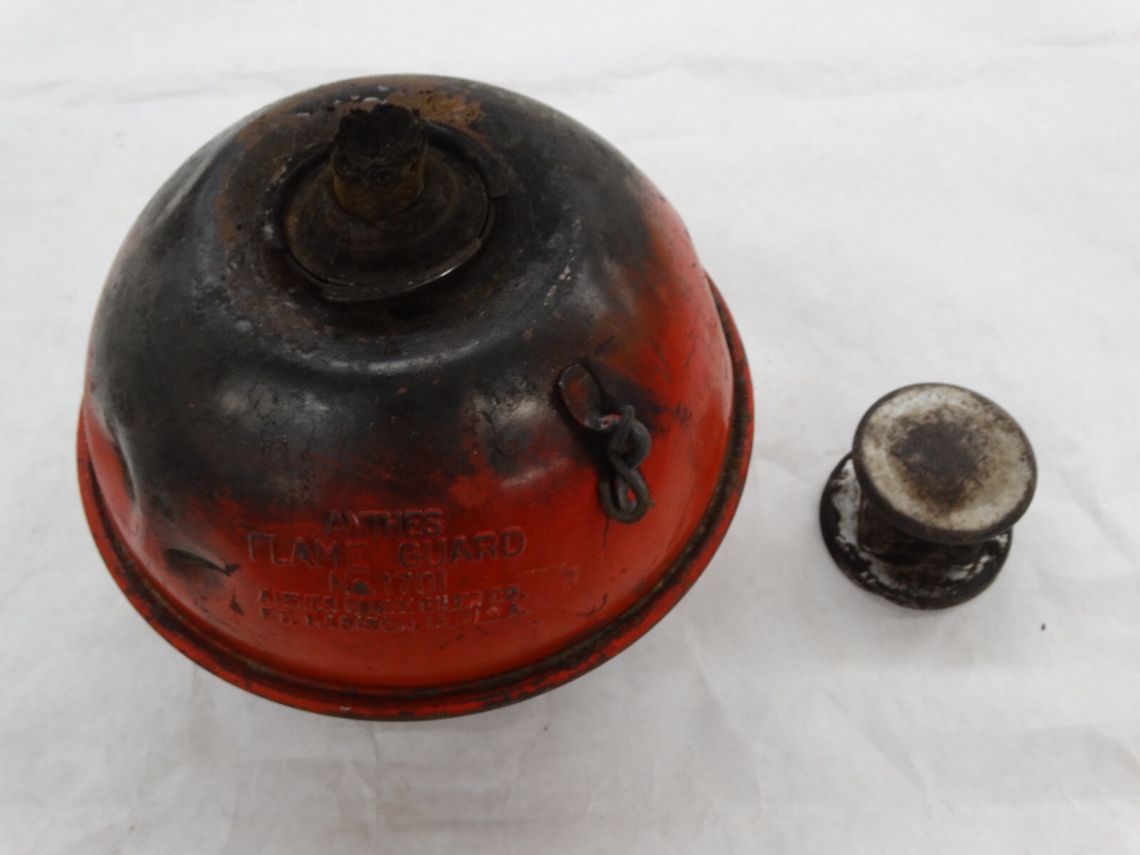 Vintage ANTHES #1701 Flame Guard Kerosene Smudge Pot Highway Railroad ...