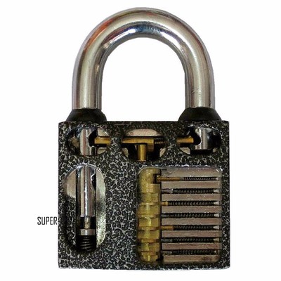Cutaway Locksmith Practice Padlock Lock Inside View 50mm | eBay UK
