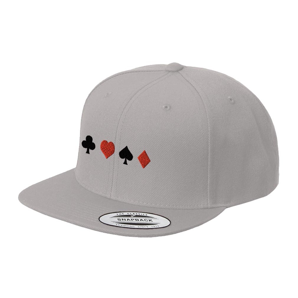 Poker Game Style 2 Embroidered Flat Visor Snapback Hat | eBay