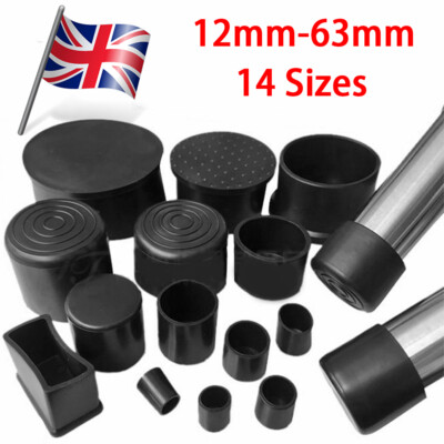 4/16X Round PVC Chair Feet Pad Anti Scratch Floor Protector Table Leg ...