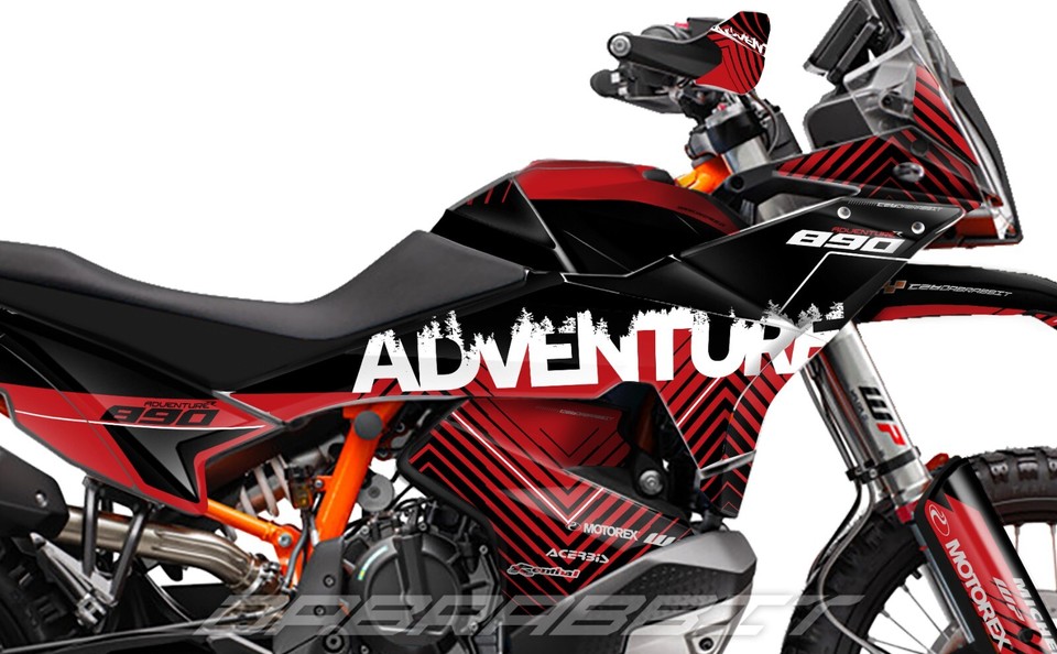 NEW Graphic kit for (2023~) ktm 890 790 Adventure Decal Sticker Kit (MT ...