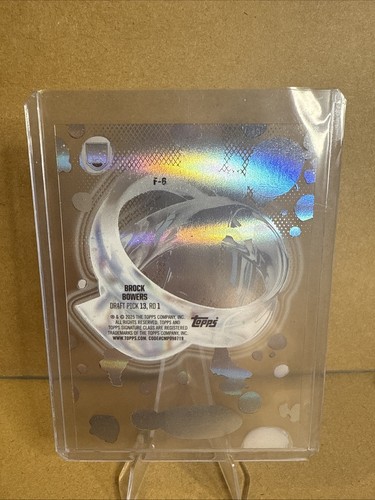 Rare Fluidity 2024 Topps Signature Class - Brock Bowers Acetate - Case ...