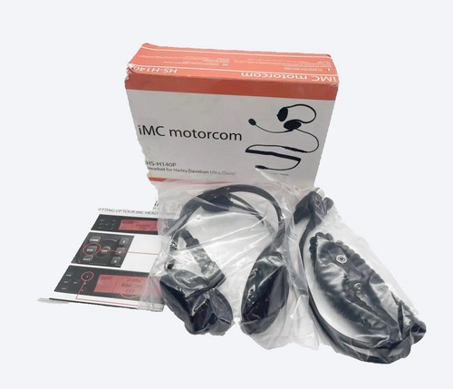 7 Pin Harley Davidson Ultra Half Helmet & Helmetless Headset Kit IMC HS ...