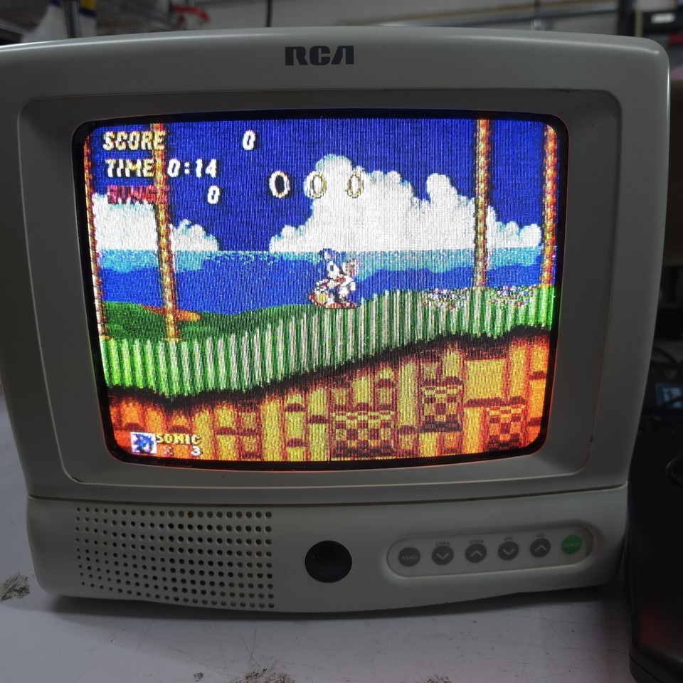 RCA CRT TV 9 Inch Model E09344 Television No Remote - Tested! Retro ...