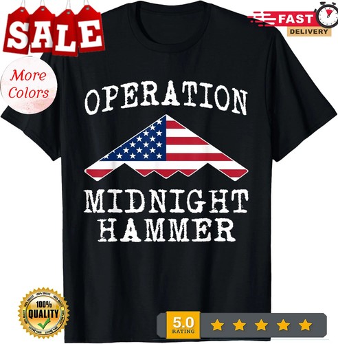Operation Midnight Hammer with American US Flag Trump Unisex T-Shirt | eBay