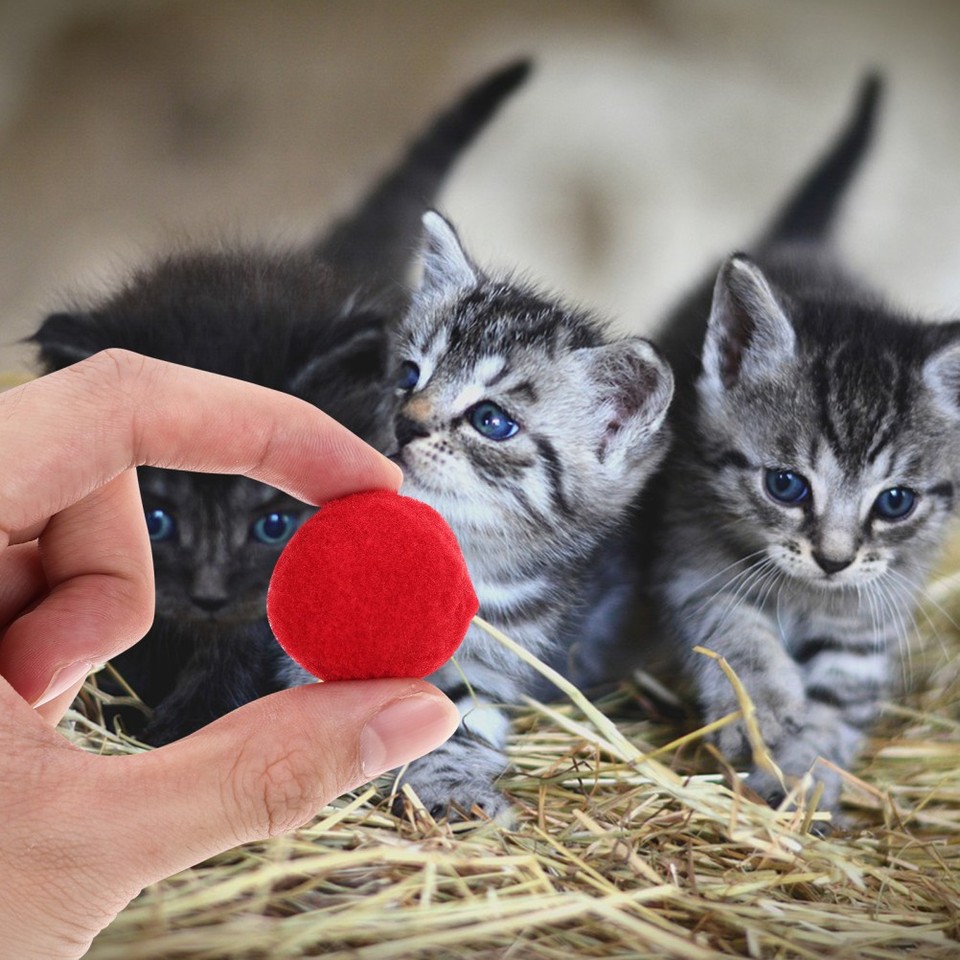 70pcs Cat Toy Balls Interactive Cat Balls Pet Toys Cats Kitten Training ...