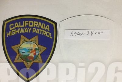 California Highway Patrol CHP “Collectible” Inside decal CA | eBay