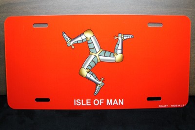 ISLE OF MAN FLAG METAL CAR LICENSE PLATE | eBay